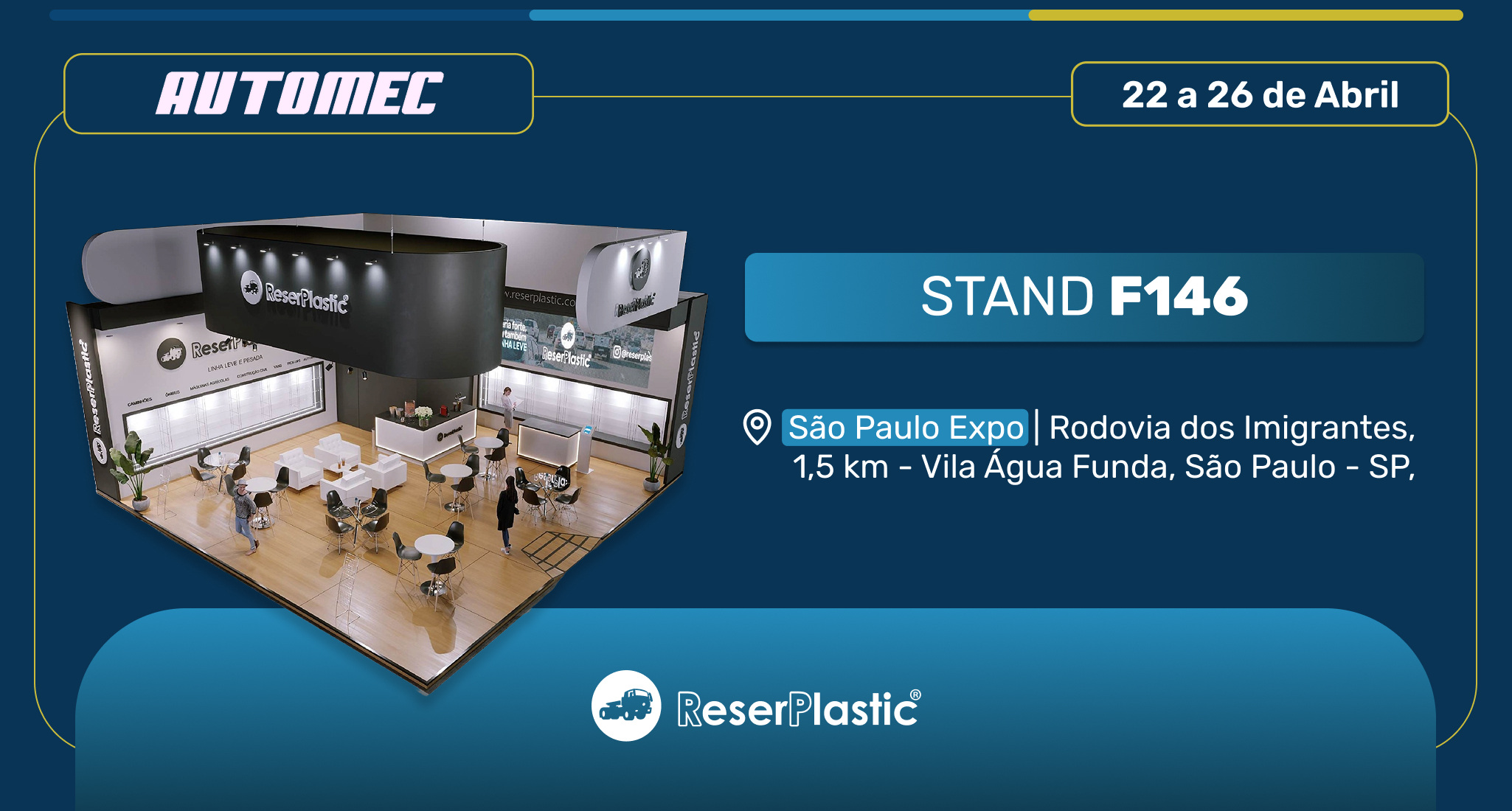 Reserplastic é presença confirmada na Automec - 2025 - Reserplastic